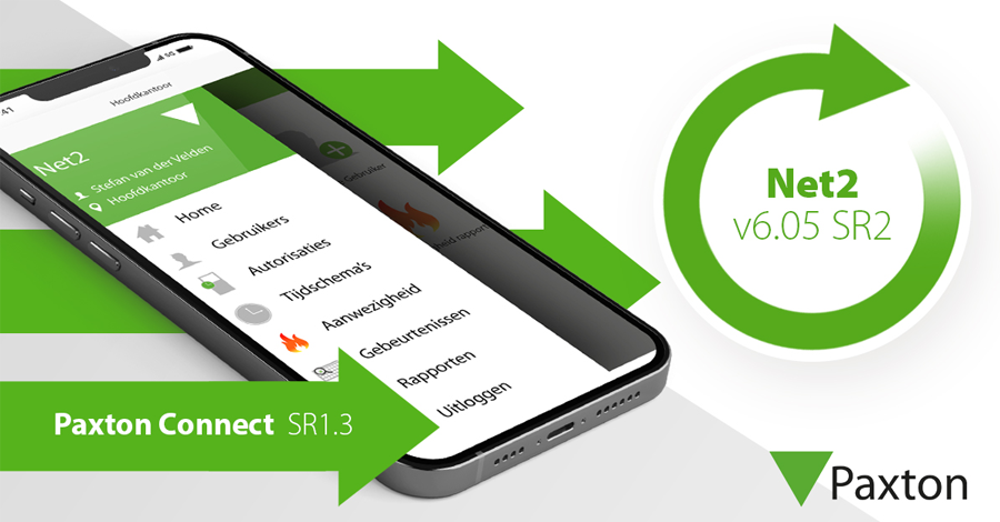 Nieuwe versies van Paxton Net2 en Paxton Connect - SmartSD