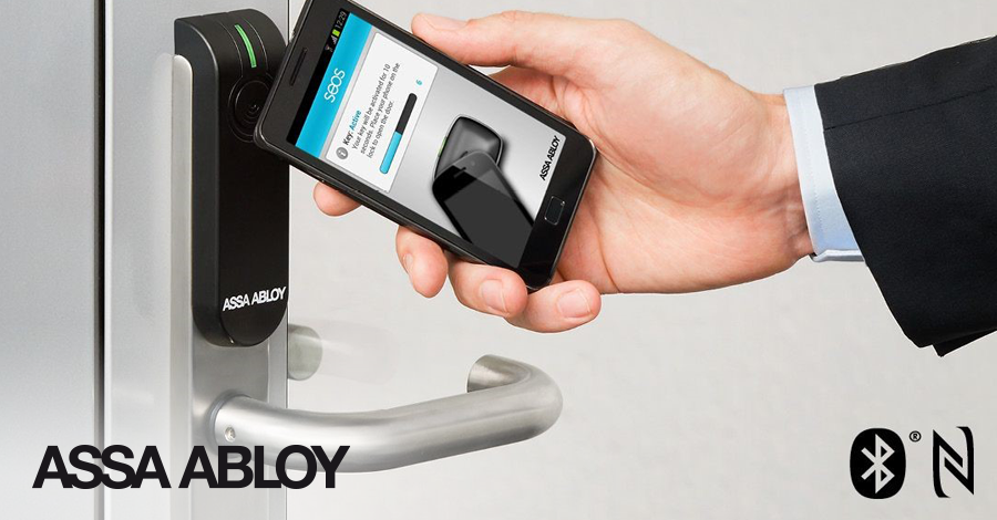 Aperio H100 en E100 deurbeslag met BLE lezers - SmartSD