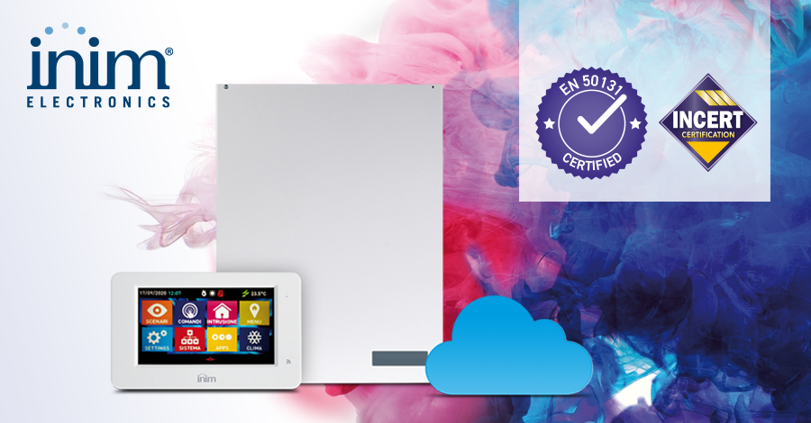 Inim Prime EN et INCERT approuvés - SmartSD