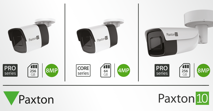 De nieuwe Paxton10 Bullet Camera’s - SmartSD
