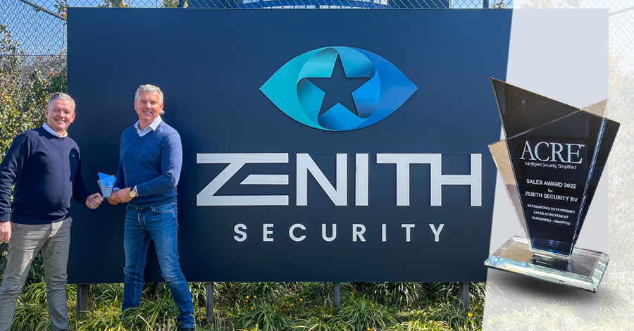 Acre Security Award voor Zenith Security - SmartSD