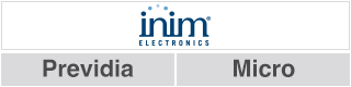 Inim Addressable Fire: Brand - Centrales - Previdia Micro - Previdia ...