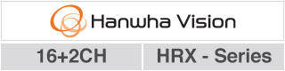 Hanwha: Video - Hanwha NVR/DVR - Hybride VR - 16ch - SmartSD
