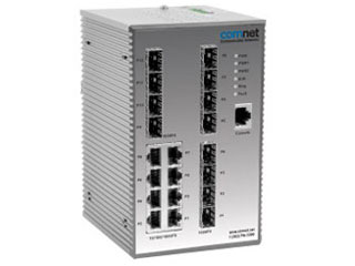 ComNet: Video - Ethernet switches - Din-rail & muur > 16 poorten - SmartSD