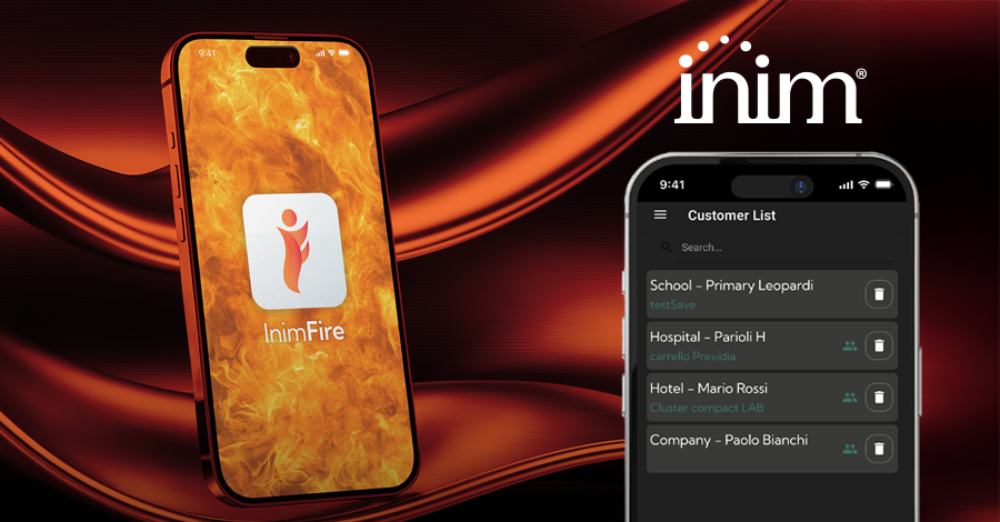 Update Inim Fire Cloud and App available - SmartSD
