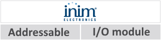 Inim Addressable Fire: Brand - I/O Modules - I/O modules - SmartSD