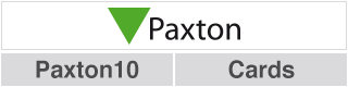 Paxton: Toegangscontrole - Paxton10 - Paxton10 Kaarten/Tags - SmartSD