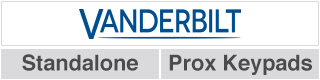 Acre (Vanderbilt): Access control - Standalone - Proximity keypads ...