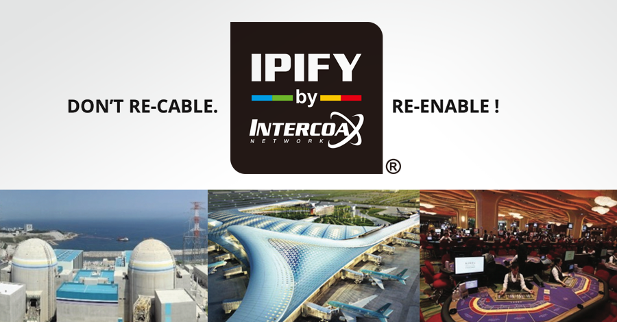 Reuse cabling with Intercoax IPIFY - SmartSD